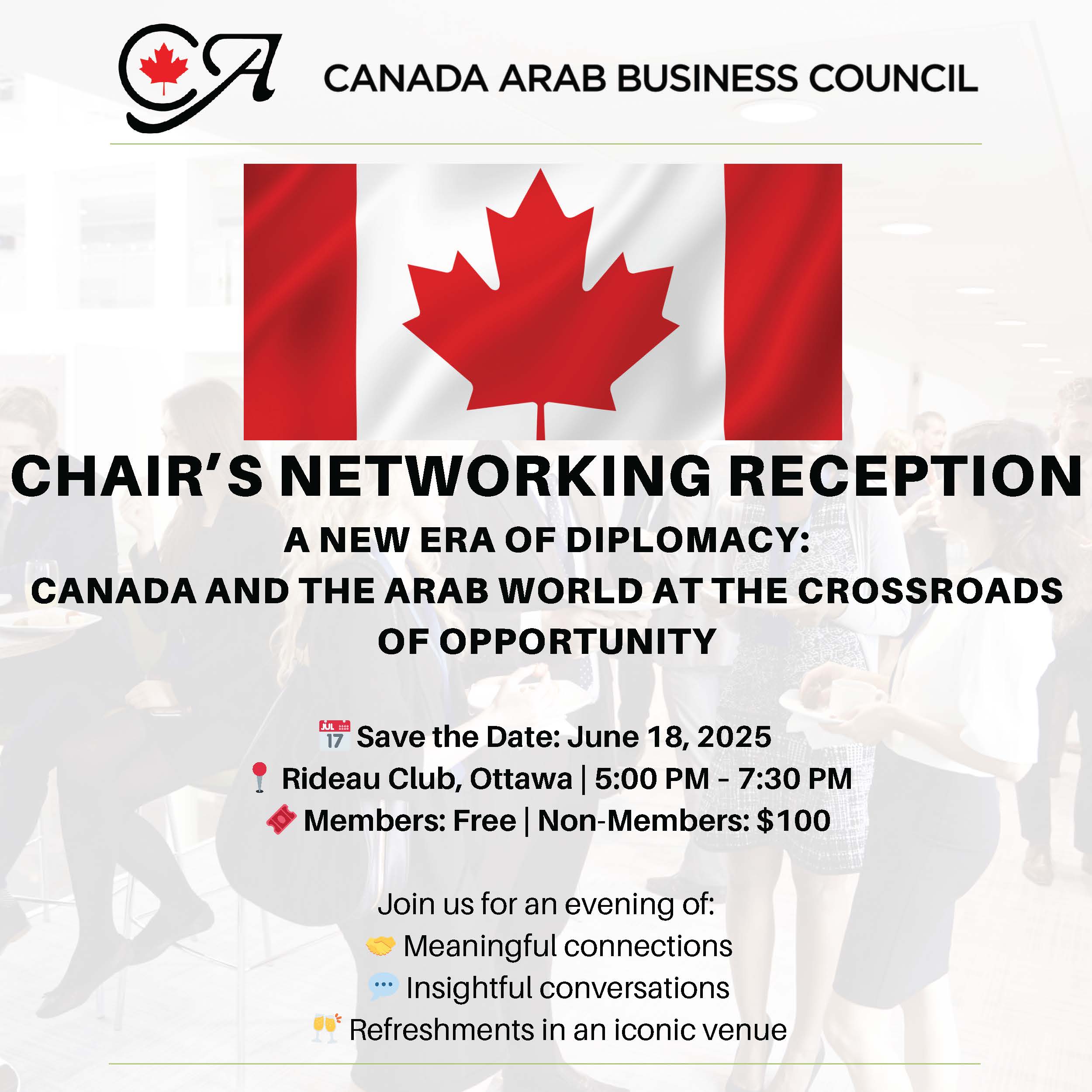 Chair’s Networking Reception (Ambassadors) - c-abc
